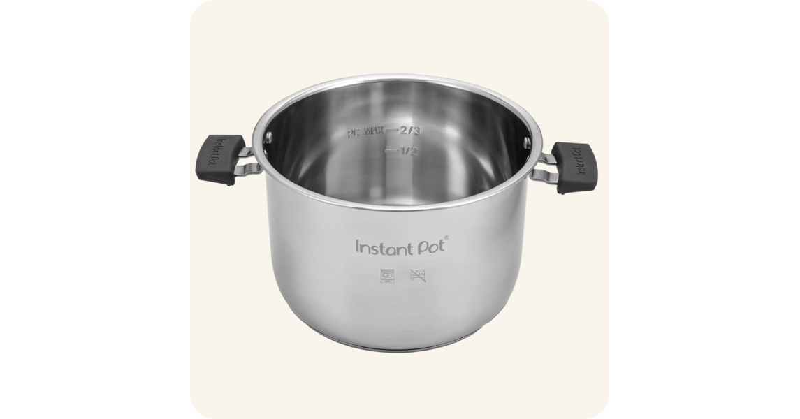 Vas Interior din oțel inoxidabil cu mânere pentru Instant Pot Pro 8QT ...